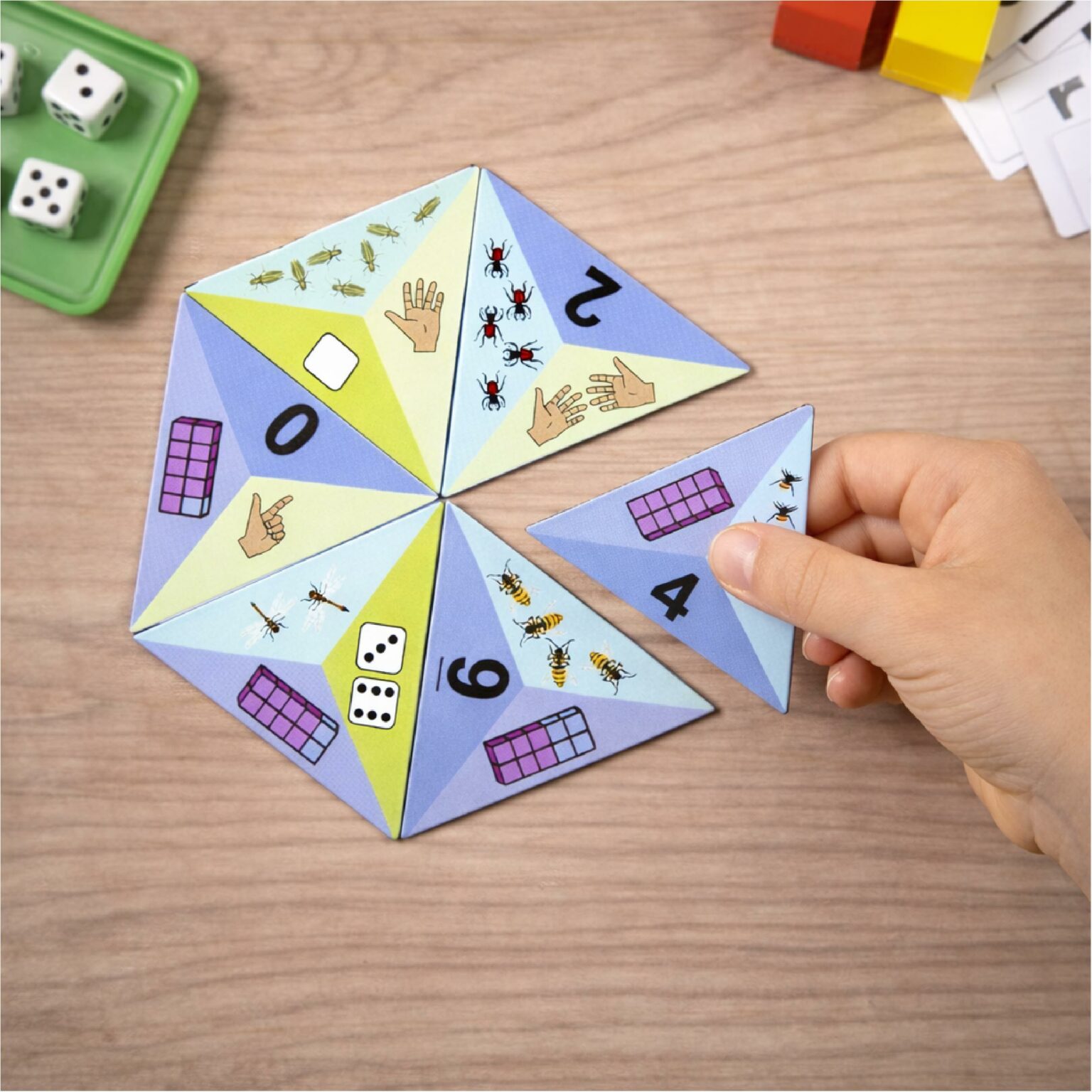 Jeu pour apprendre à compter de 0 à 10 – Triangles des nombres